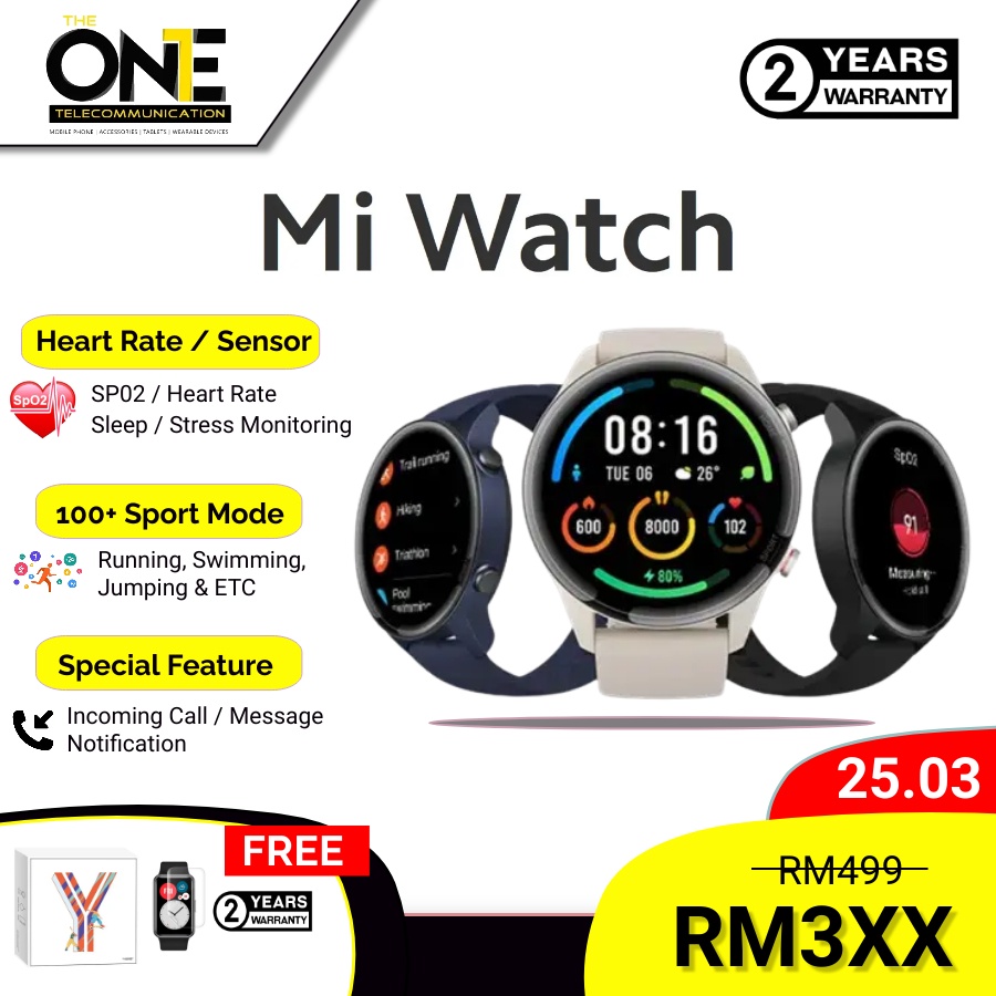 Xiaomi Mi Watch | 1.39-inch 326 ppi high-resolution display | 12nm high-end GPS chip - 100% ...