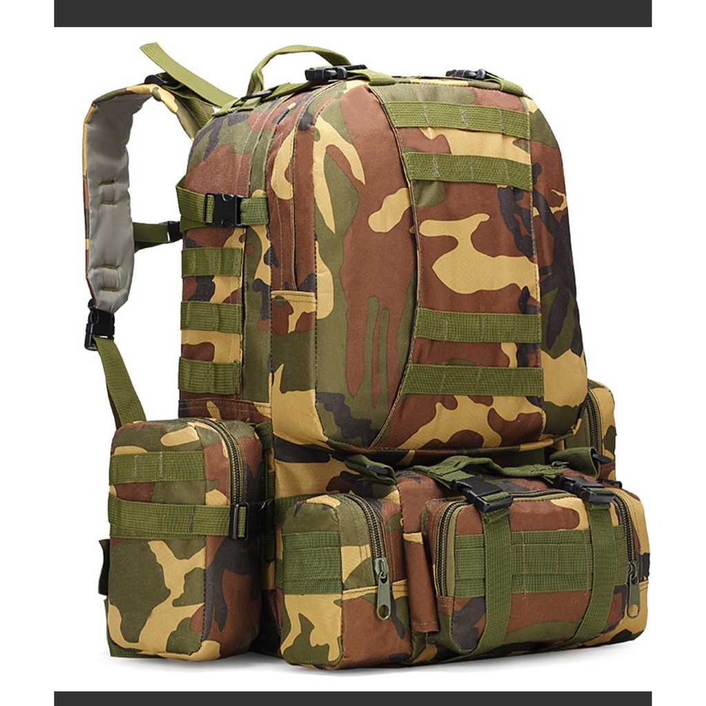 60L Large bagpack Tactical Backpack Military Outdoor Army Style ...