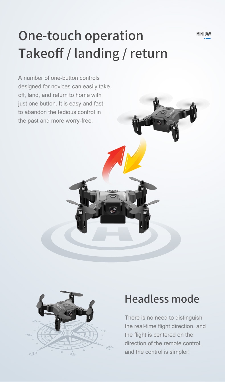 Original V2 Mini Drone 4K HD Camera Portable Drone Foldable Drone WIFI ...