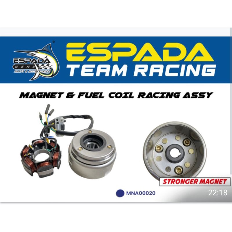 ESPADA WAVE 100 EX5 DREAM RACING MAGNETO MAGNET ASSY SET - ( MAGNET ...