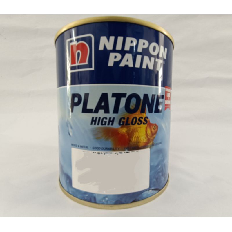 Nippon Platone Gloss Paint Cat Kilat 1L cat besi cat kayu | Shopee Malaysia