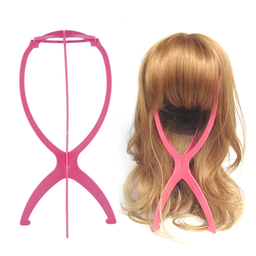 🔥 Ready Stock 🔥 Wig Stand Portable Wig Stand Collapsible Wig Holder ...