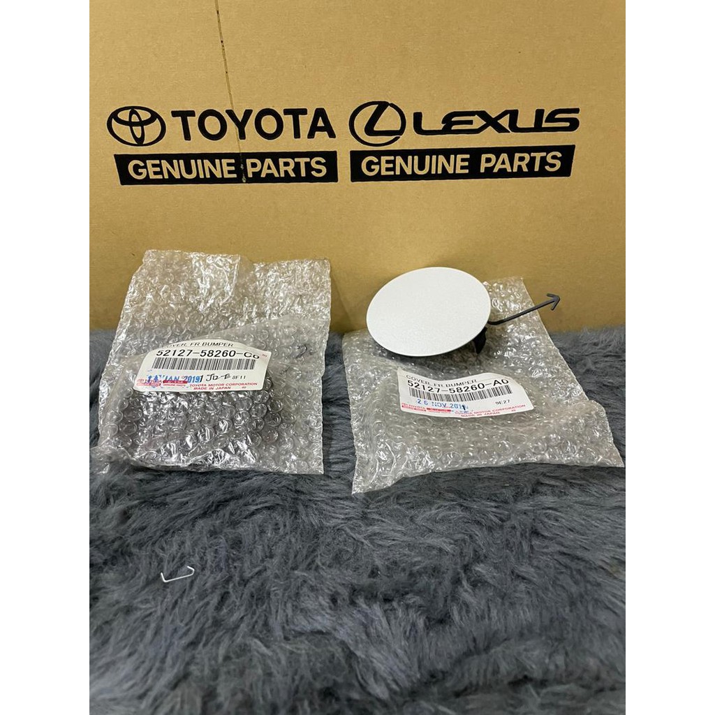 ORIGINAL TOYOTA AGH30 GGH30 ALPHARD 15 S TYPE FRONT BUMPER TOWING COVER ...