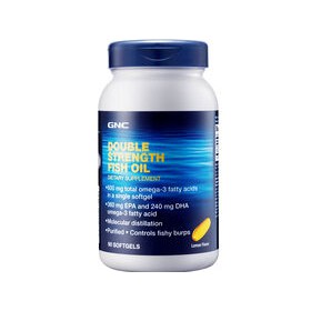 GNC Double Strength Fish Oil (90 softgel capsules) | Shopee Malaysia