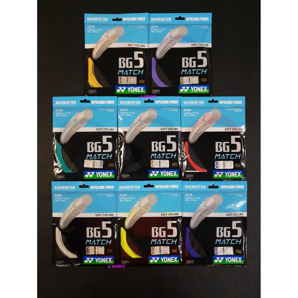 Yonex BG5 Match Badminton String (ORIGINAL SUNRISE SPORTS) | Shopee ...