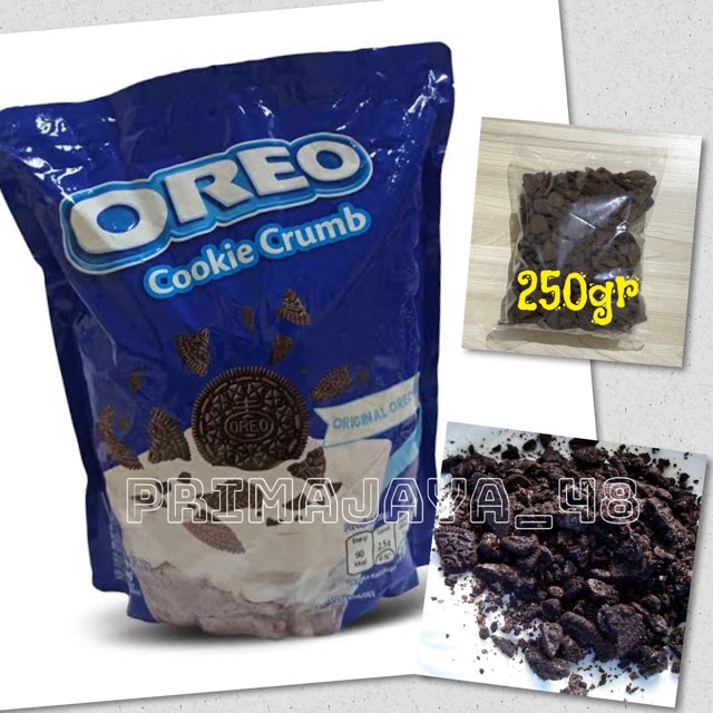 REPACK: 250G - OREO COOKIE CRUMB/ Oreo Rough/ Oreo Crushed | Shopee ...