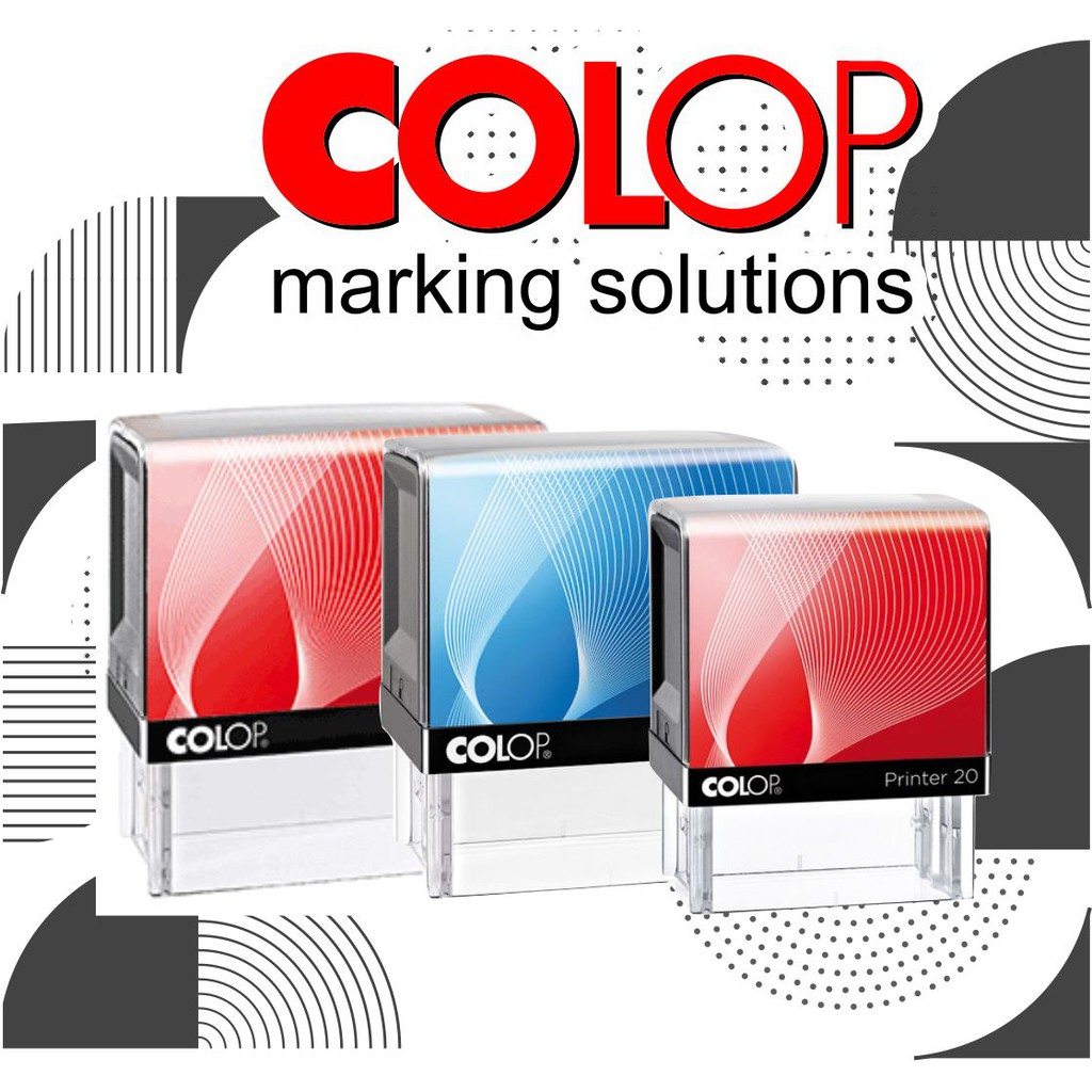 Rubber Stamp Colop Siap Segera! P20|P30|P40 Cop (HURUF BESAR | INK BIRU ...