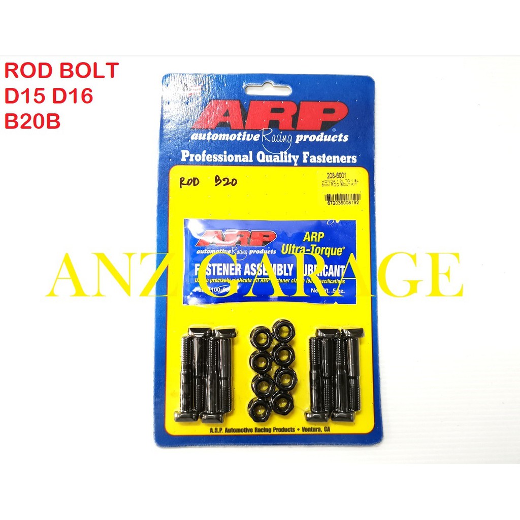 D15 D16 B18A B20B ARP Rod Bolt Kit for Honda - Conrod Bolt and Nut size ...