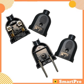 Heavy Duty 2 Pin Plug and Socket 10A 240V Round Pin Male and Female In ...