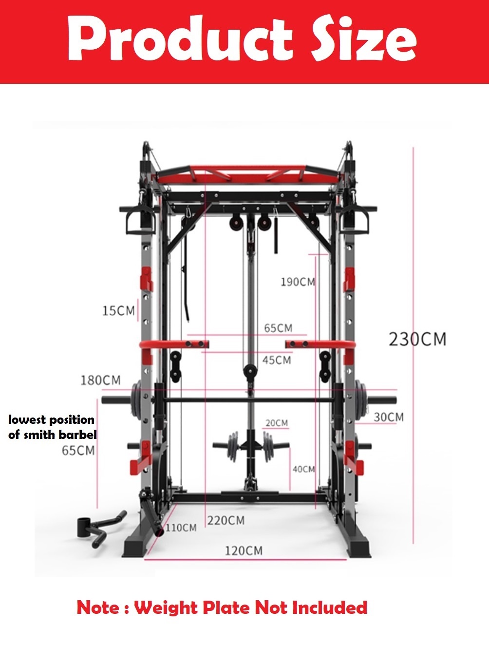 🔥ADSPorts J009 Multi-Station Commercial Exercise Workout Machine Power ...