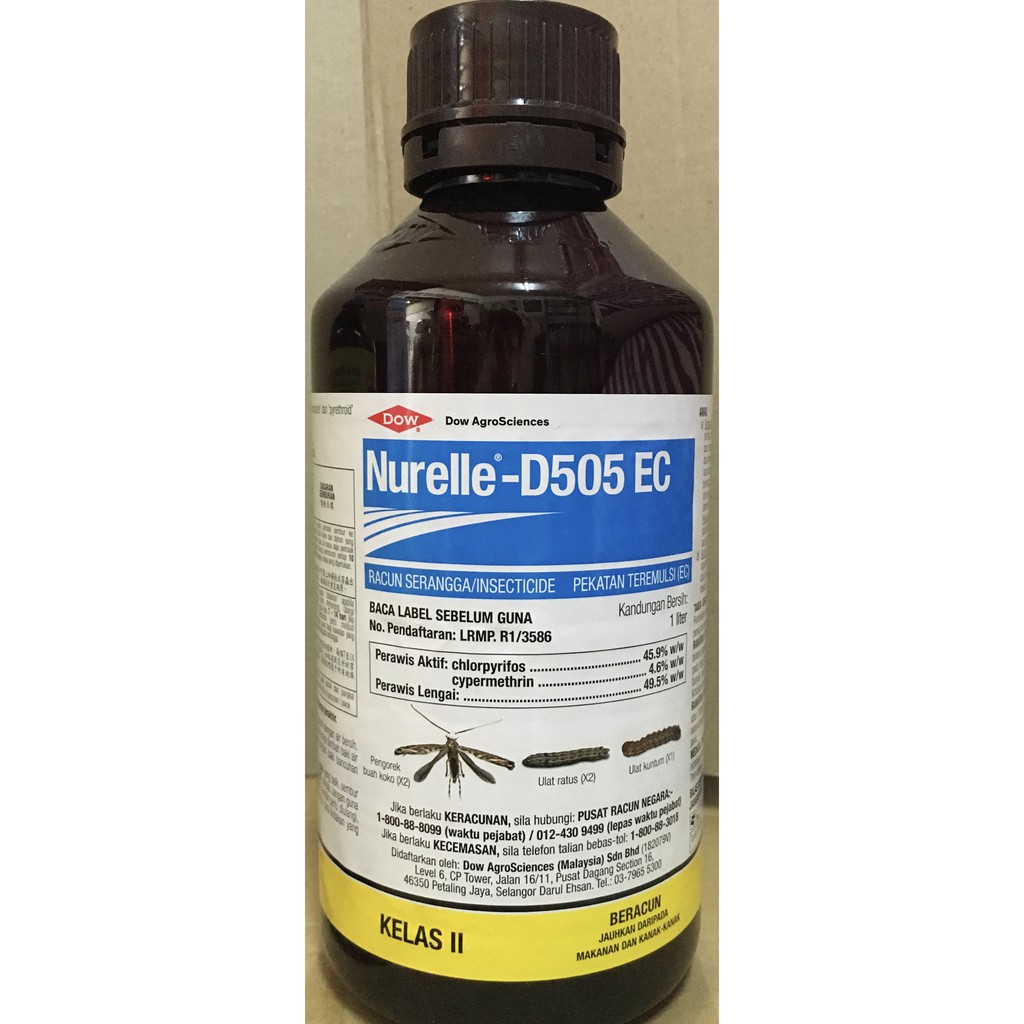 * ORIGINAL * Dow Agrosciences Nurelle D505 EC 1L / racun serangga ...