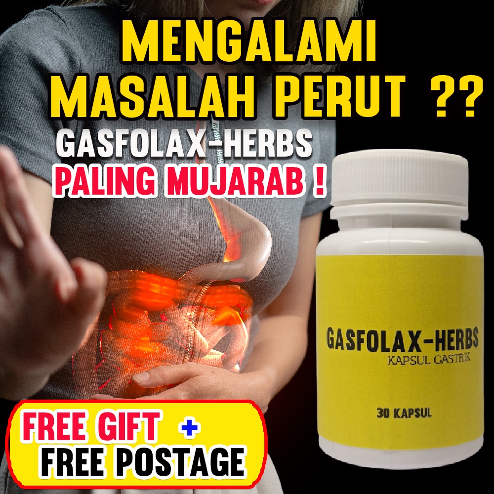 original gasfolax-herb ubat gastrik, gastic, indigestion, heart burn ...