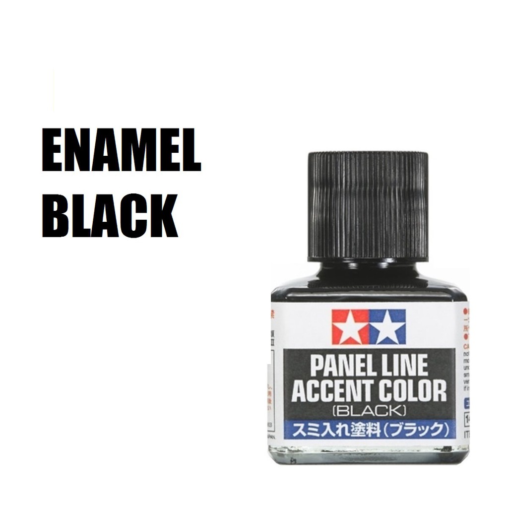 TAMIYA 87131 Panel Line Accent Color Black 40ml | Shopee Malaysia