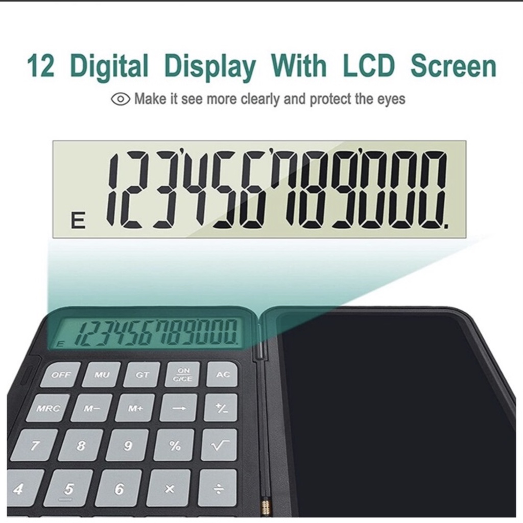 Rechargeable Tablet Calculator Electronic Notepad Small Digital ...