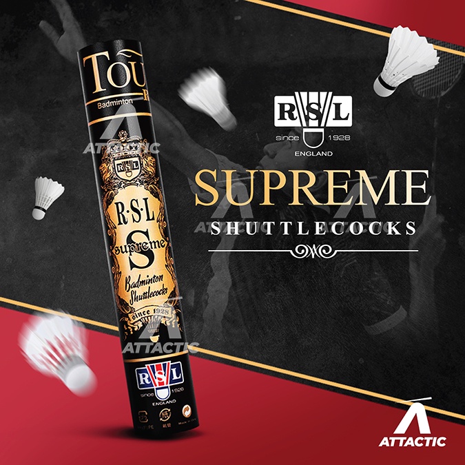 RSL Supreme Badminton Shuttlecock (Goose Feather) | Shopee Malaysia
