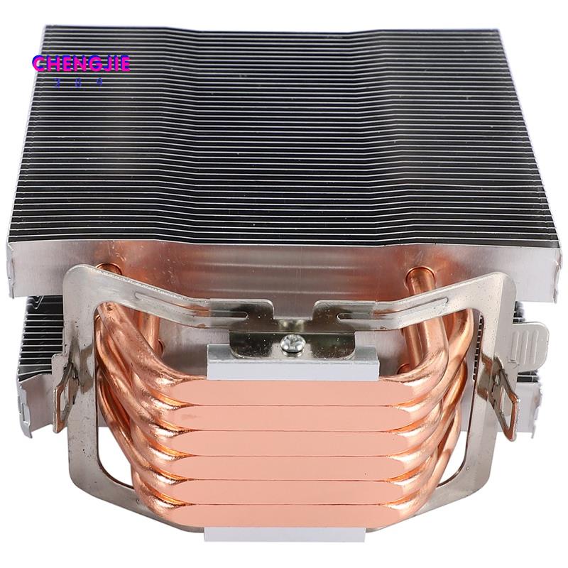 Fanless CPU Cooler 12Cm Fan 6 Copper Heatpipes Fanless Cooling Radiator ...