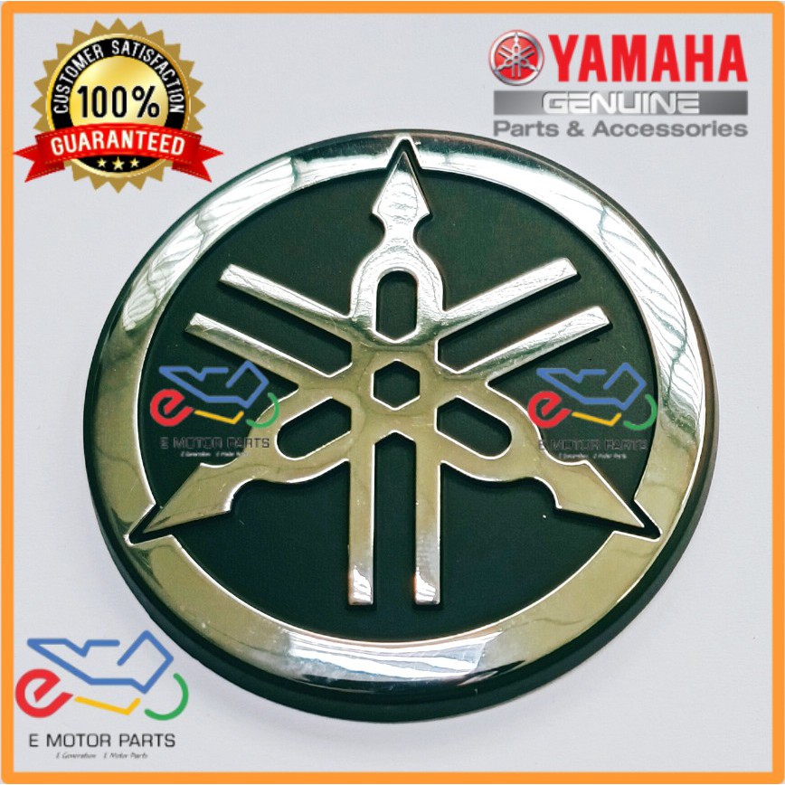 [ 100% ORI ] Y15 Y15ZR Y15Z YAMAHA LARGE LOGO SILVER 3D( DIA 4.5CM ...