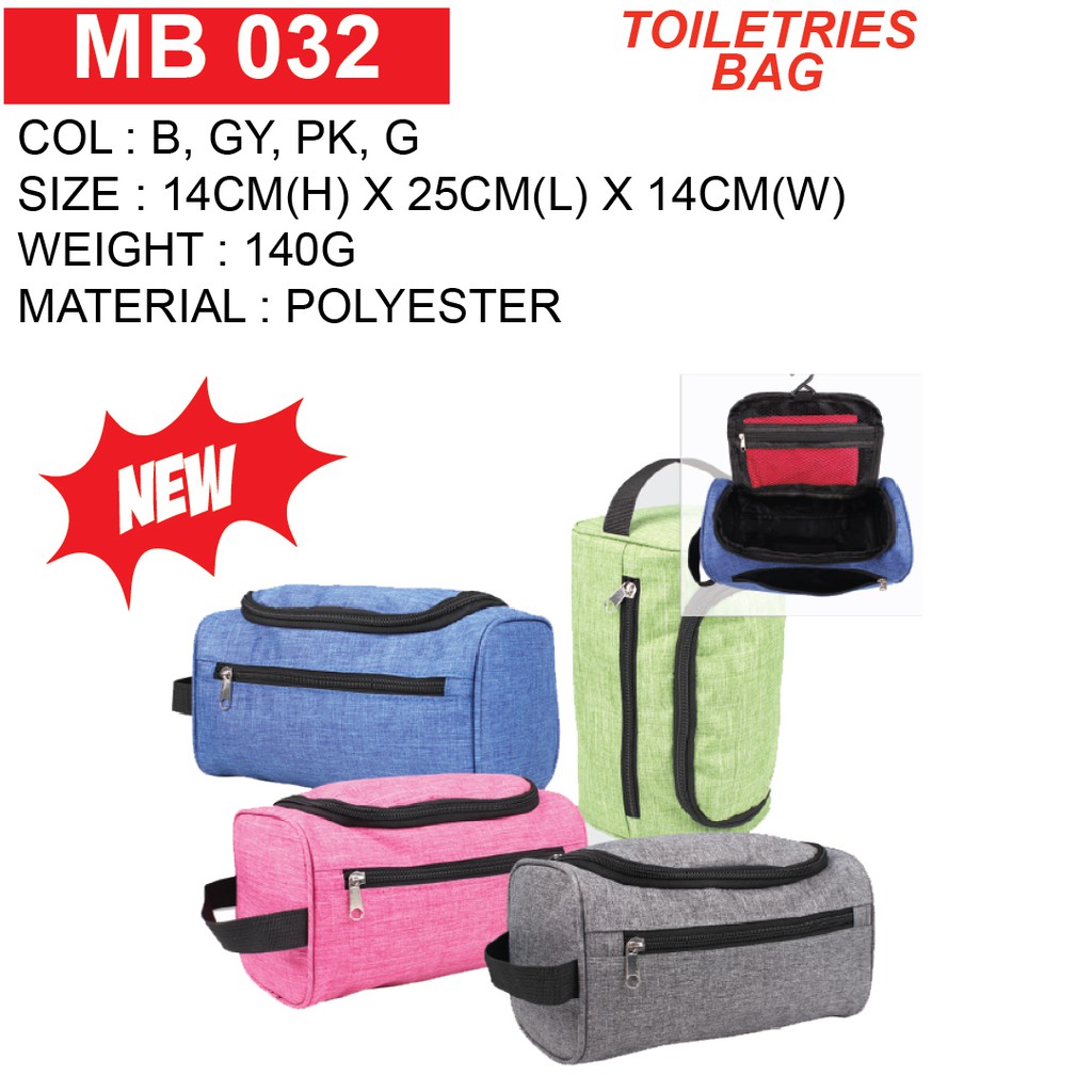 TOILETRIES BAG / BEG / MB032 / Doorgift / Souvenir / Gifts / Event ...