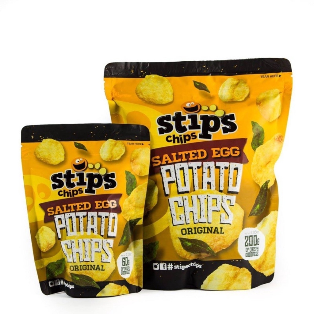 Stips Chips Salted Egg Potato Chips | Shopee Malaysia