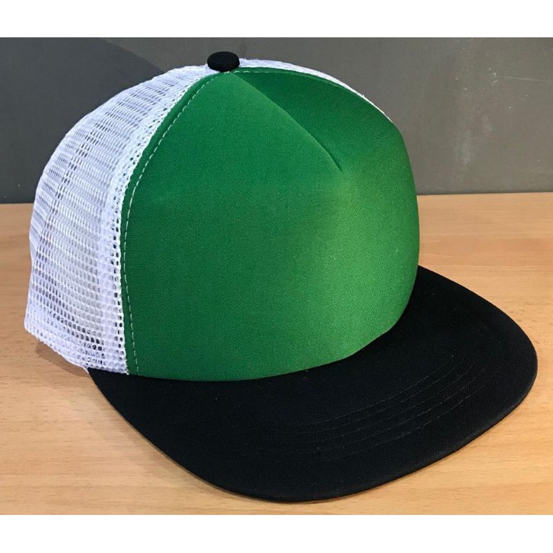 Trucker Cap Kosong Dewasa - Putih / Hijau / Hitam | Shopee Malaysia
