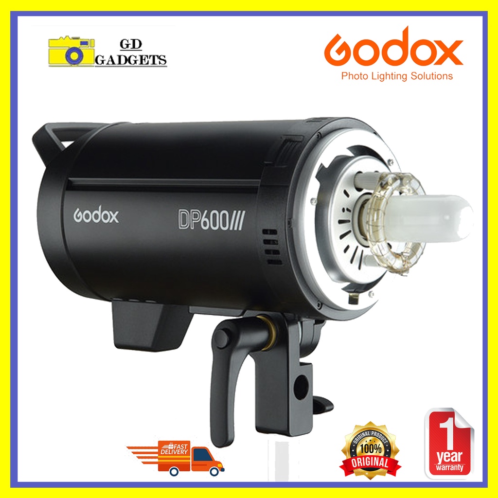 (NEW)(Ready Stock) Godox DP600 III/ DP-600III/ DP600III Professional Studio Flash Head 600Ws ...