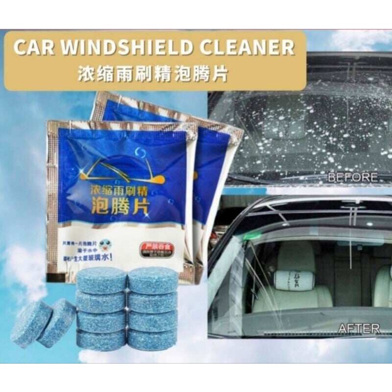 Cleaner Tablets Wash Cleaning Window Glass Water Wiper Car Windshield ...