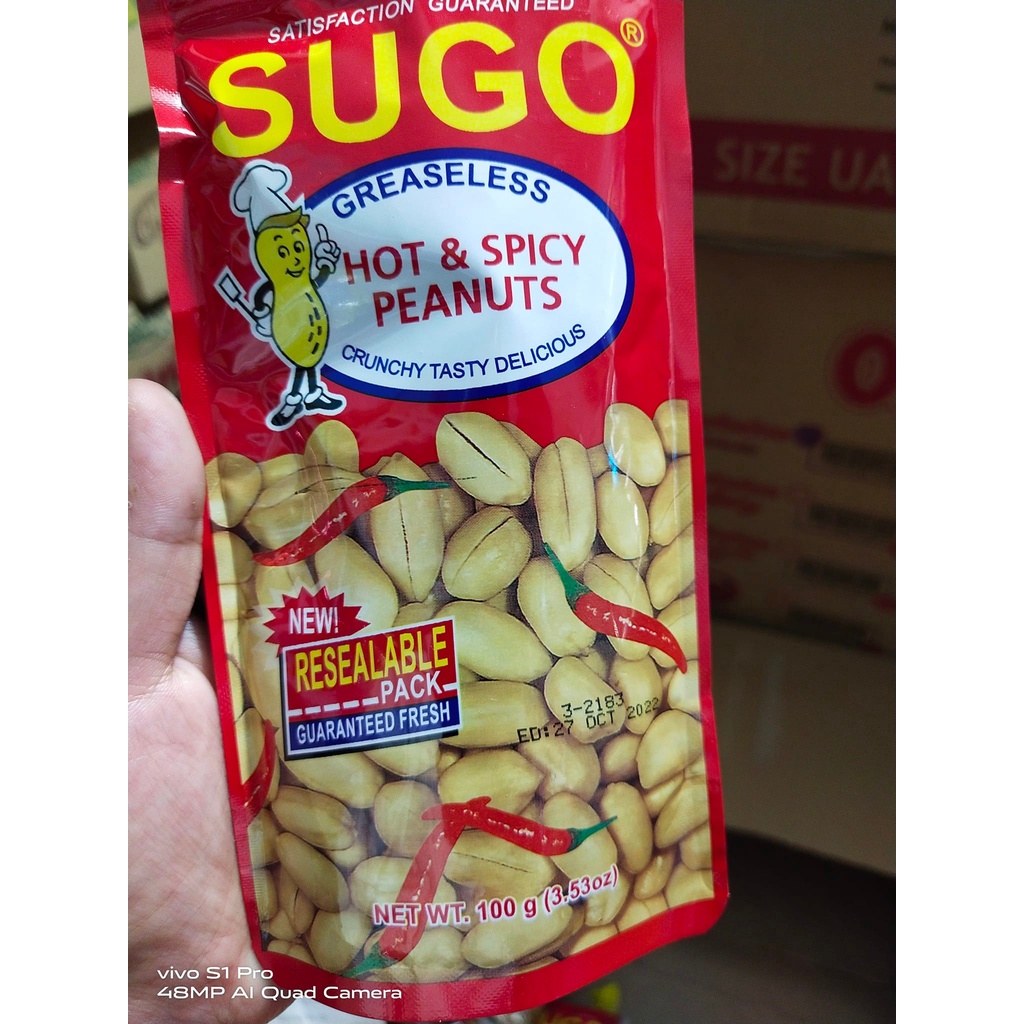 Sugo Greaseless Peanuts Hot & Spicy / Salted 100g | Shopee Malaysia