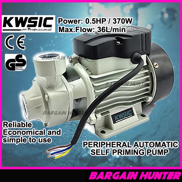KWSIC Peripheral Water Pump QB60 Clean Water Basic Water Pump Self ...