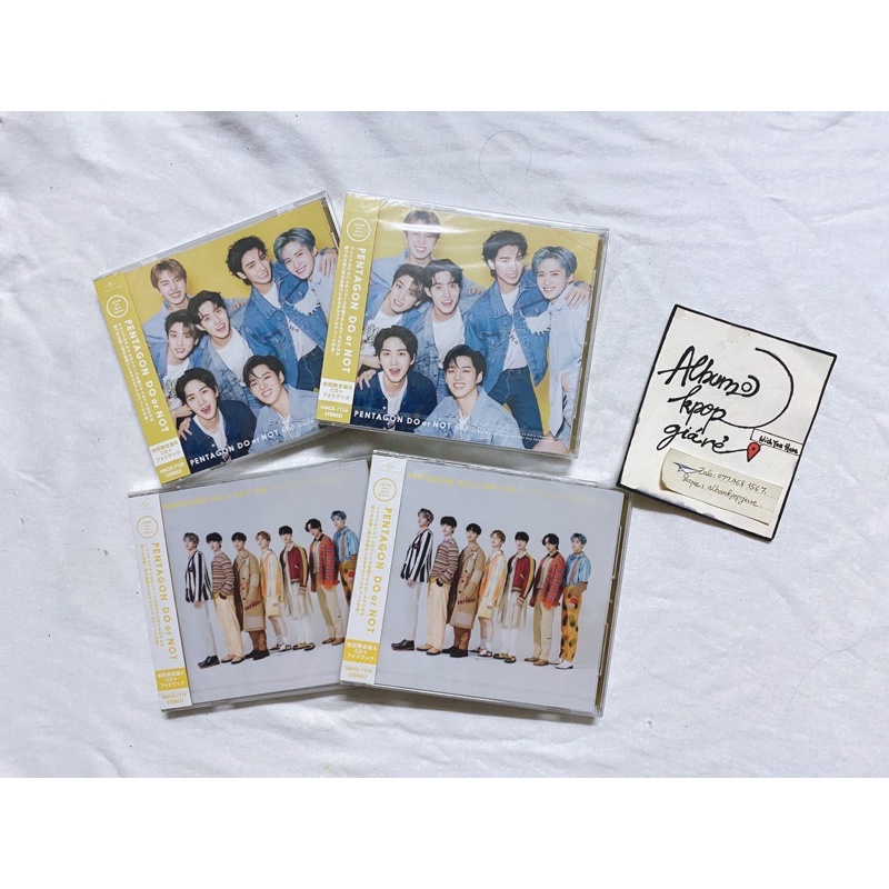 Pentagon Album Japanese Do or Not with original seal including Cd and Mini booklet. | Shopee ...