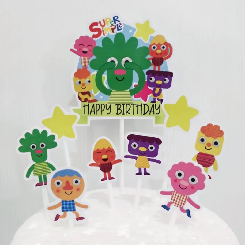 Super SIMPLE SONG CAKE TOPPER | Shopee Malaysia