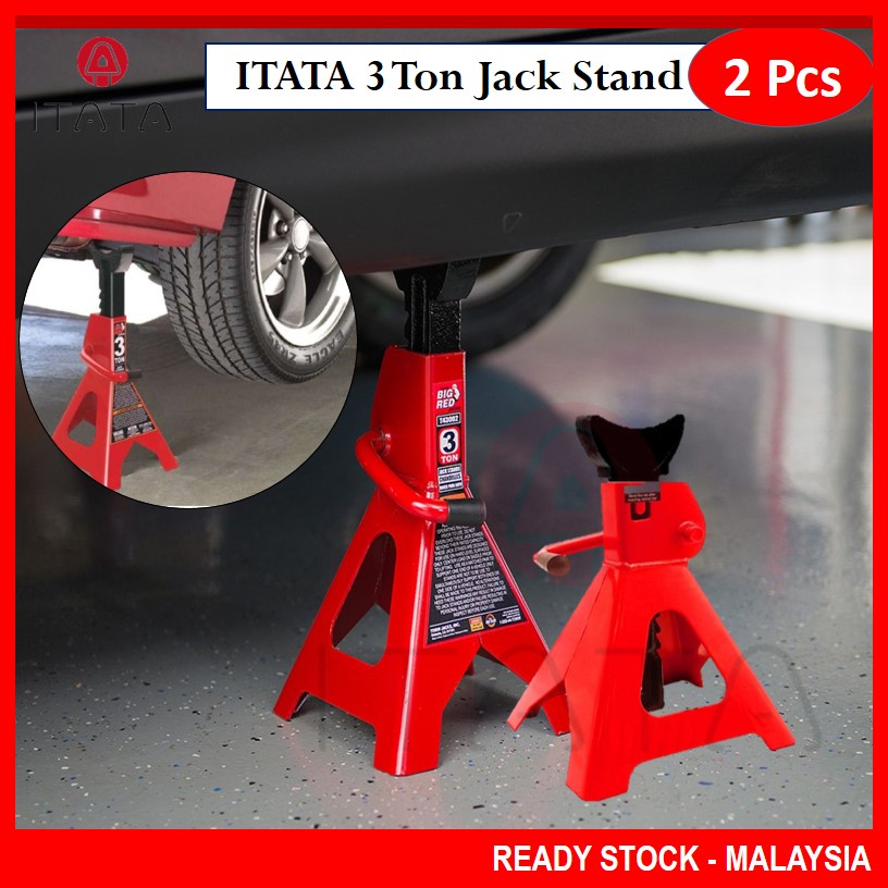 SHIP IN 1 DAY! [2025 UPGRADED VER] 2 Pcs Jack Stand 3 Ton Car Heavy ...