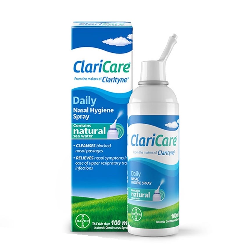 CLARICARE ADULT DAILY NASAL HYGIENE SPRAY 100mL [EXP: 8/2026] | Shopee ...