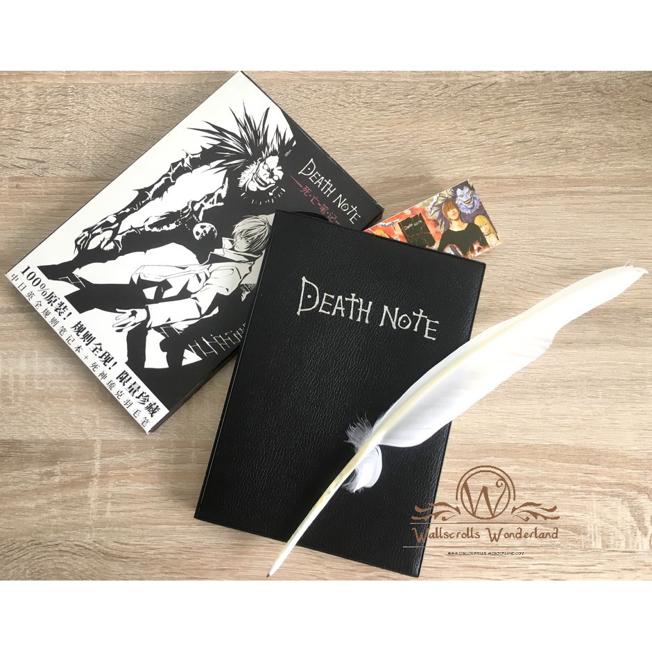 !READY STOCK! WONDER-X Death Note Notebook 148 Pages+ Feather Pen+ ...
