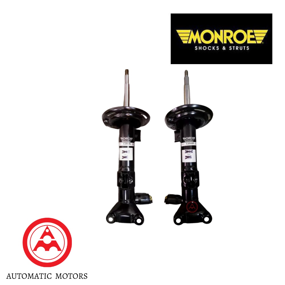Mercedes Benz Monroe Front Shock Absorber Electronic Set L+R W204 W207 ...