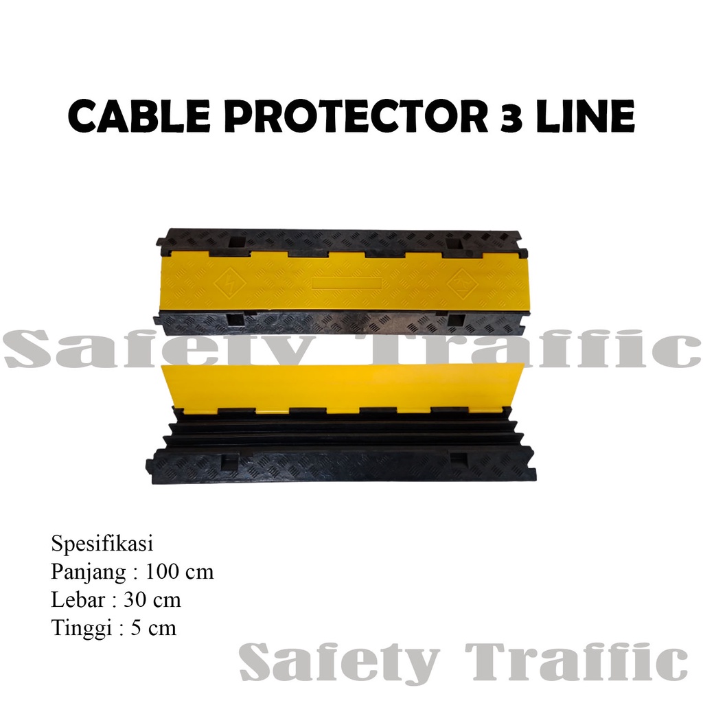 Speed Bump Cable Protector 3 Line / Speed Bump Cable Protector | Shopee ...
