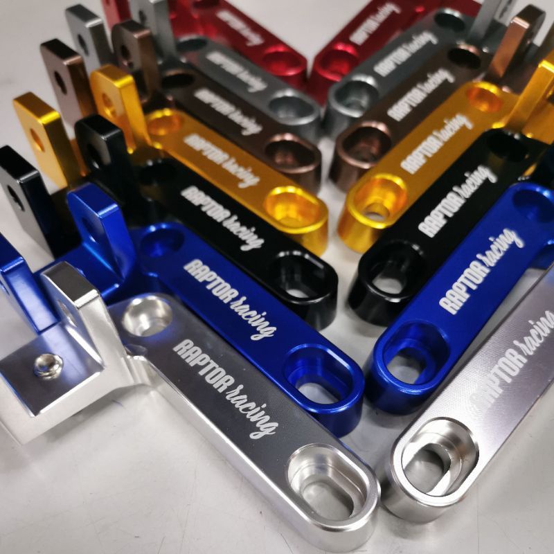 Y15ZR / LC135 REAR CNC FOOT REST ALLOY BRACKET (RAPTOR RACING) FOOTREST ...