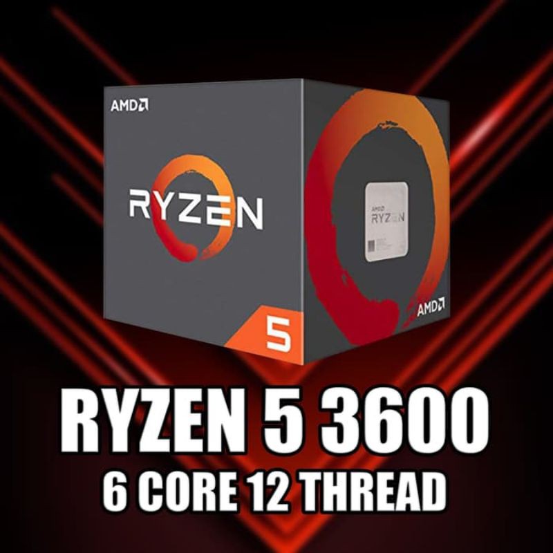RYZEN 5 3600 (6 CORE 12 THREADS) | Shopee Malaysia