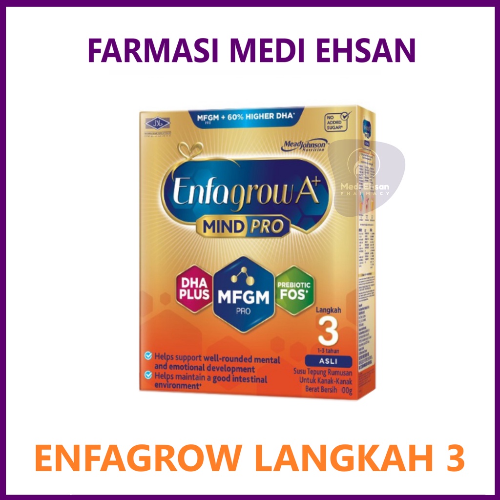 Enfagrow A+ MindPro 2'-FL Step 3 Original - 500g (Milk Formula Powder ...