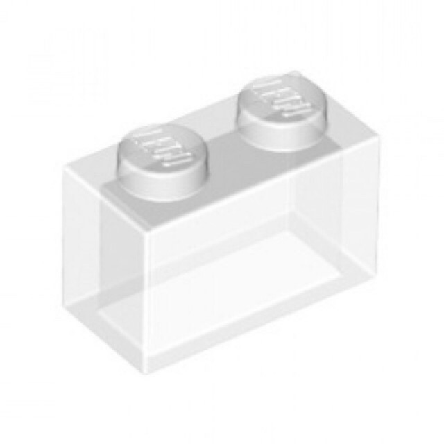 [A&A Brick] Lego part trans clear/ transparent brick 1x 2 (100 pieces ...