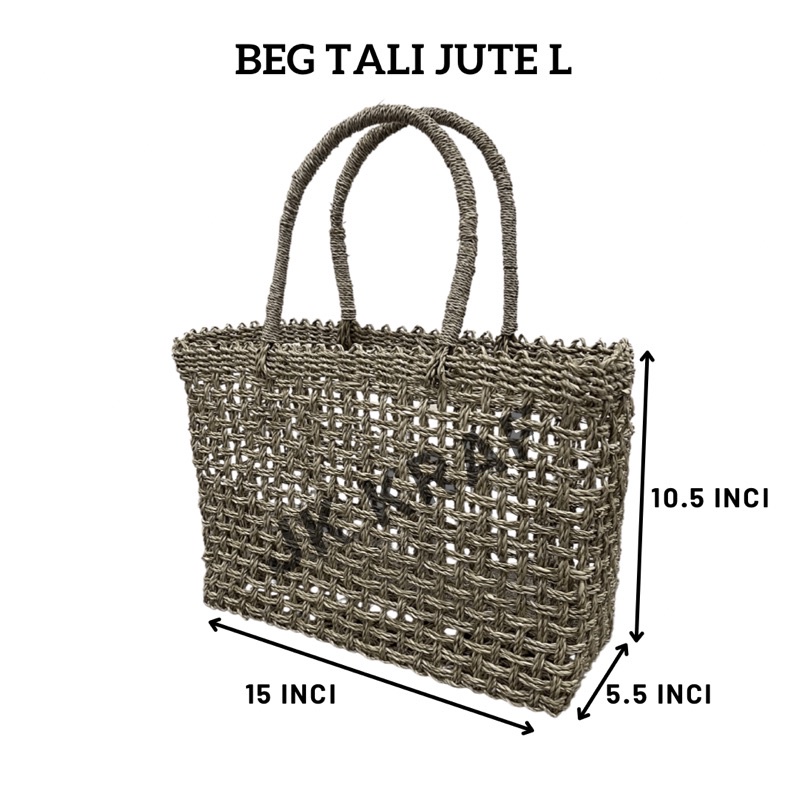 Beg Tali Jute / Jute Handmade Bags / Beg Murah | Shopee Malaysia