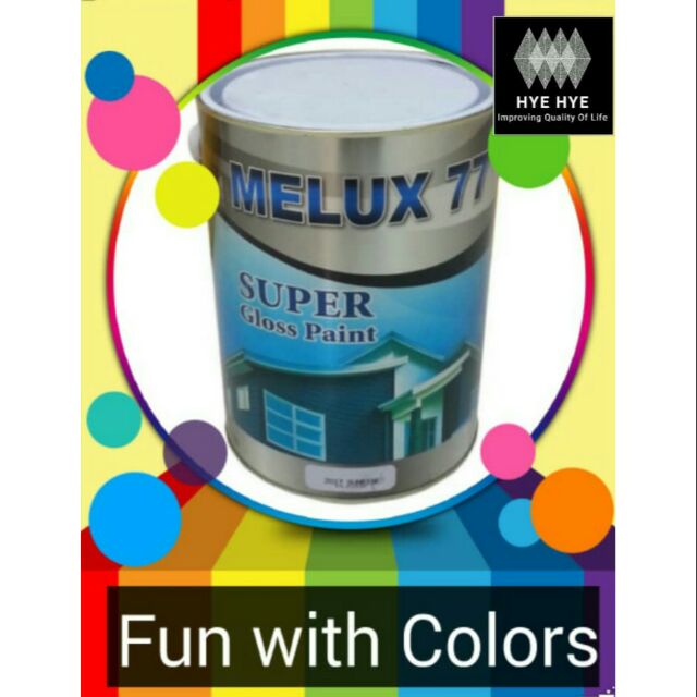 Sancora 1 LIT or 5 LIT MELUX 77 GLOSS PAINT (WOOD / METAL) | Shopee ...