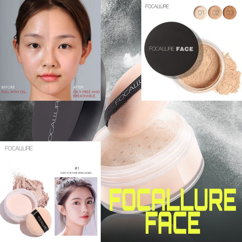 🔥FOCALLURE🔥 Loose Setting Powder - 3 Colours | Shopee Malaysia