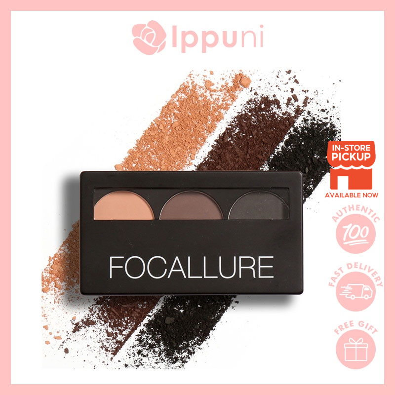 FOCALLURE FA04 Eyebrow powder (3Types) | Shopee Malaysia