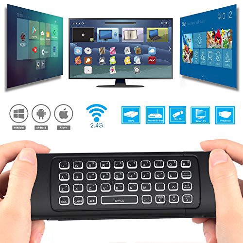 Wireless Air Mouse Keyboard Motion Sensor MX3 for Smart TV, TVBox, PC ...