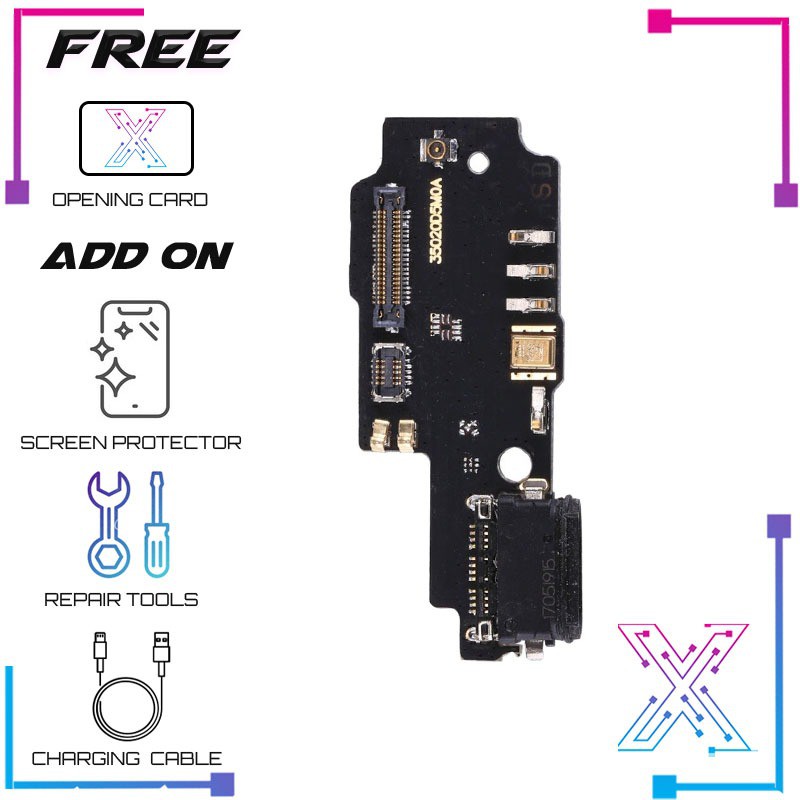 For MI Mix 2 Charging Plug Board Usb Port Flex Cable Ribbon Replacement ...