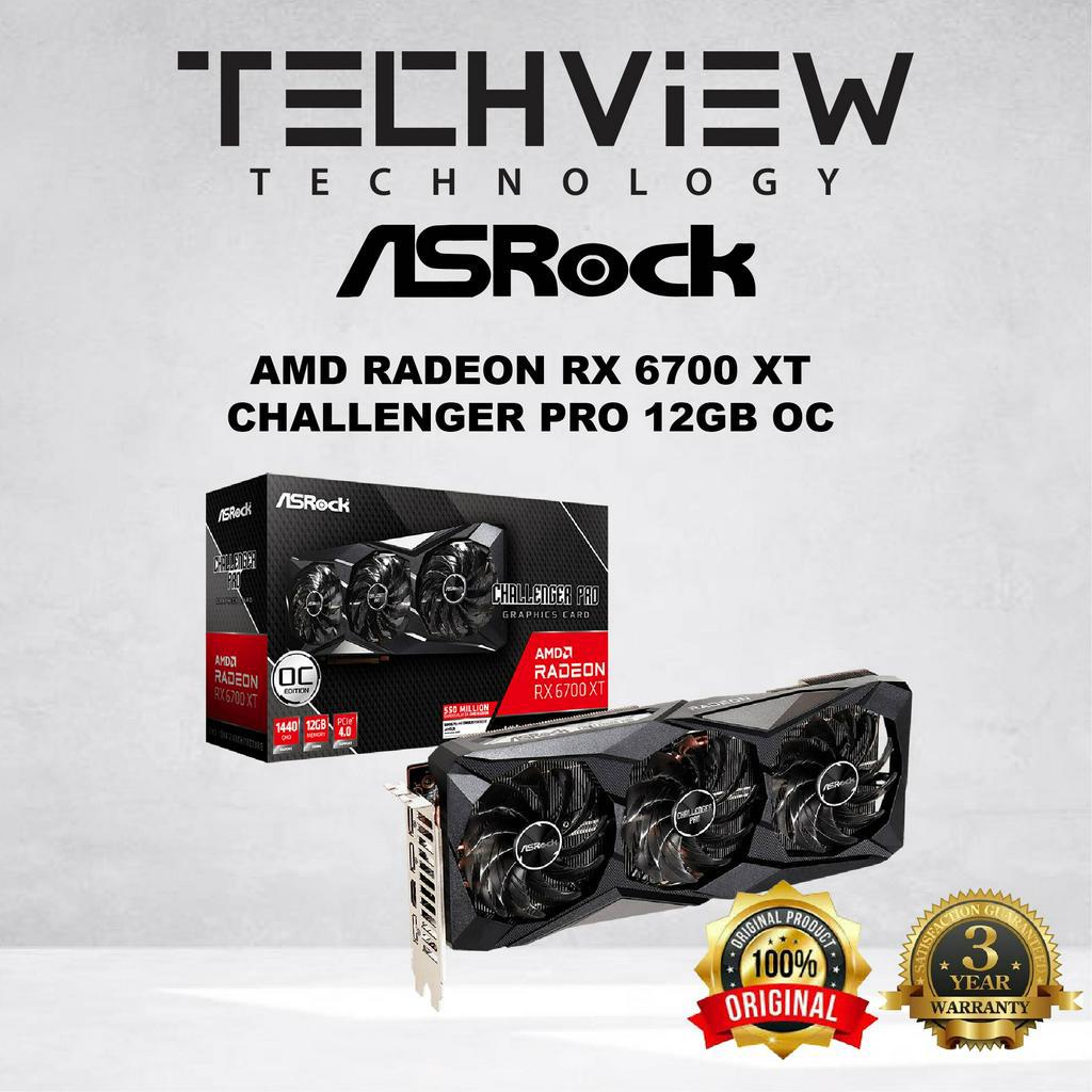ASROCK AMD Radeon RX 6700 XT Challenger Pro 12GB OC | Shopee Malaysia