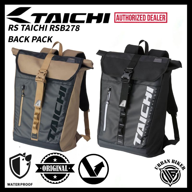 💯ORIGINAL RS TAICHI RSB278/RSB 278 AUTHENTIC WATERPROOF BACK PACK/BAG ...