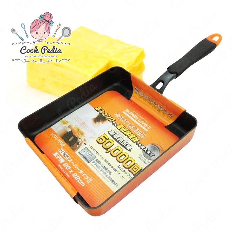 [Cook Pedia] 🔥 READY STOCK 🔥 Square Aluminium Non-stick Frying Pan Japanese style Tamago Pans ...