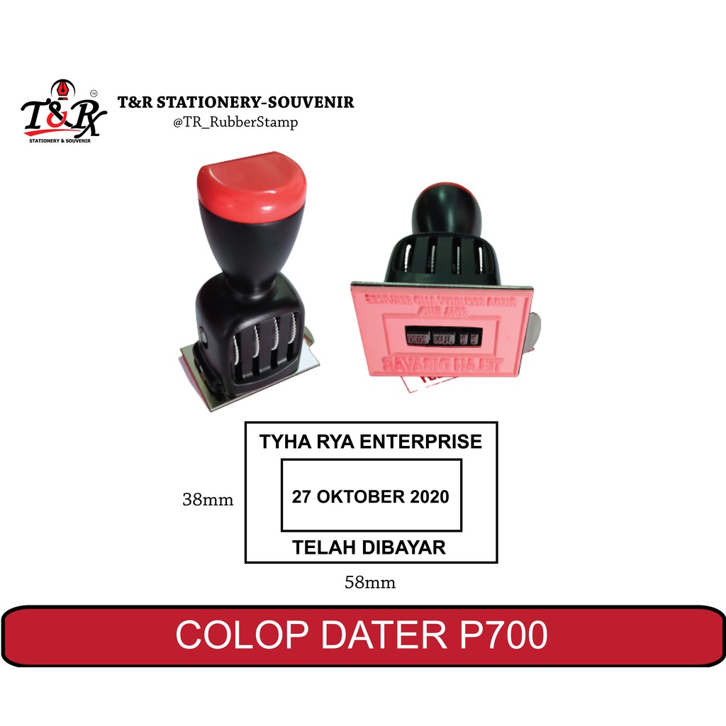 COLOP DATER P700 (SELF INKED) | Shopee Malaysia