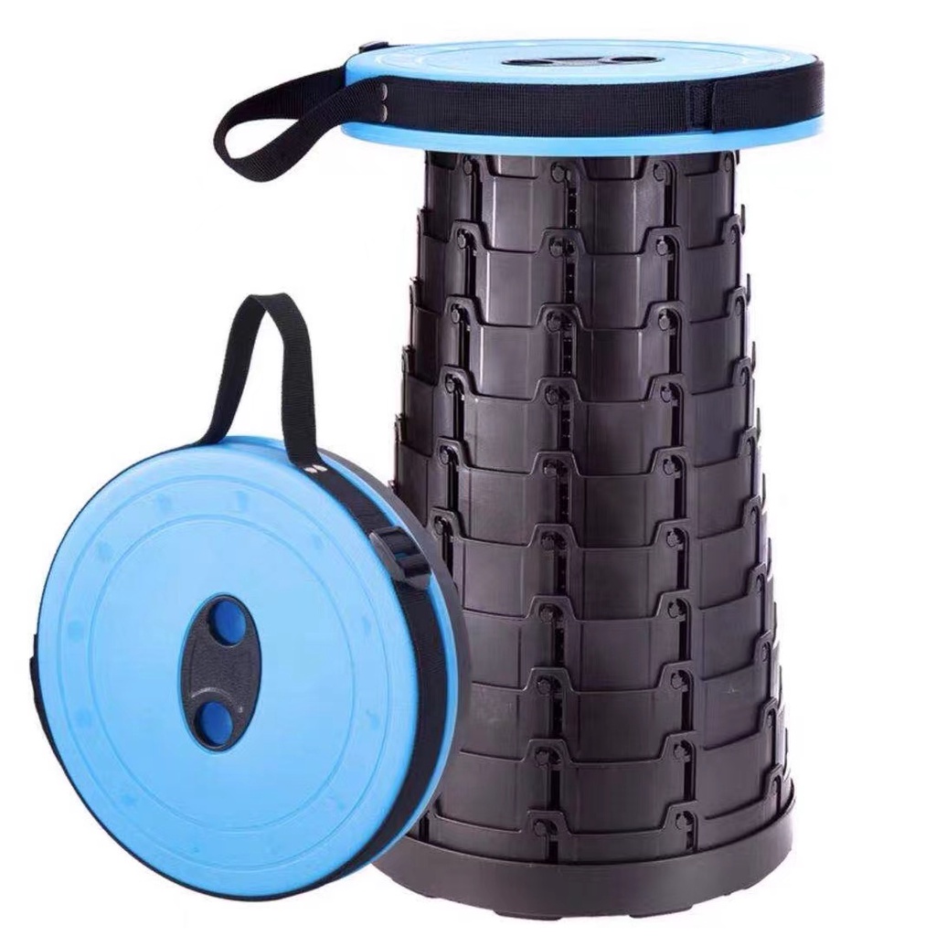 Collapsible Telescopic Chair Stool Outdoor Camping Picnic Retractable ...